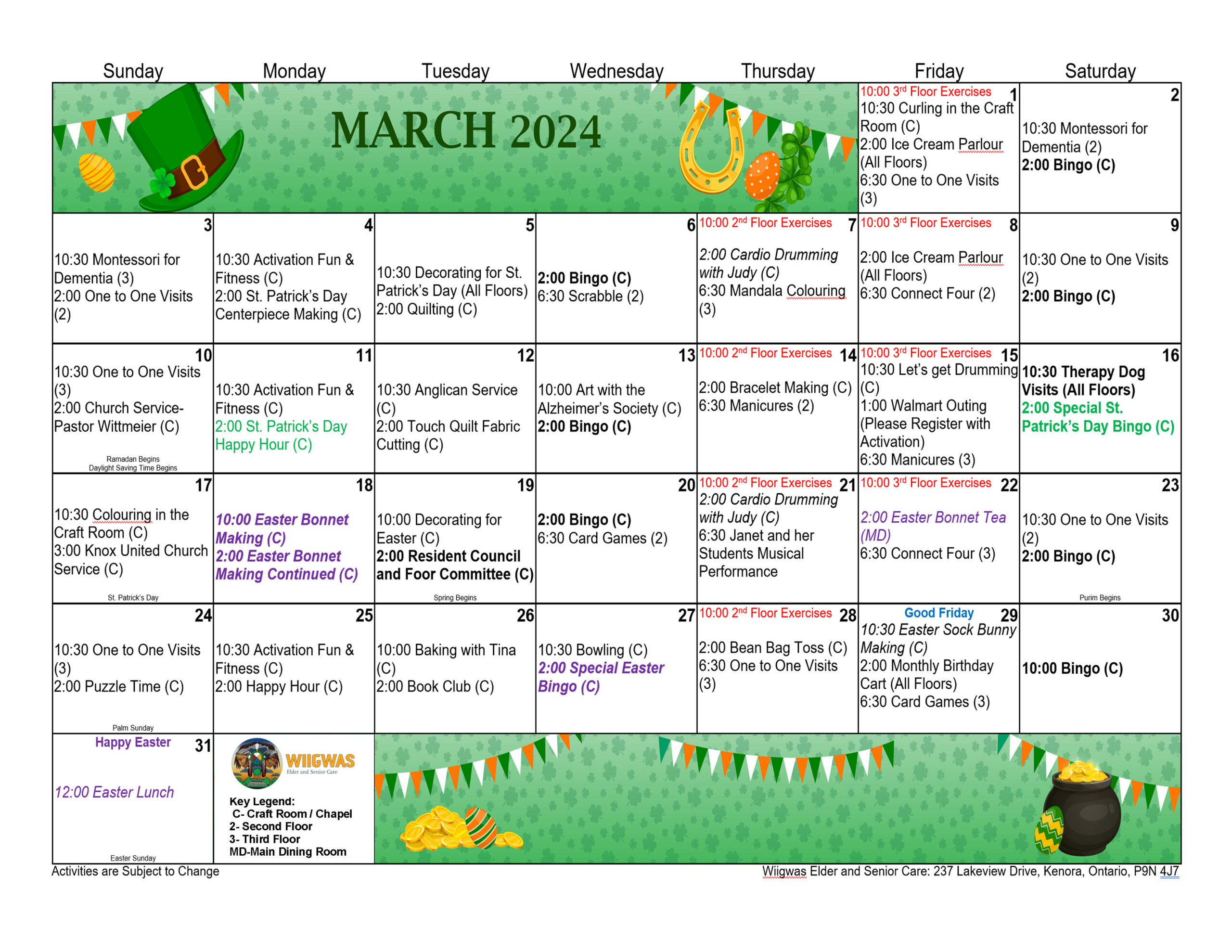 Programs & Special Events - Wiigwas